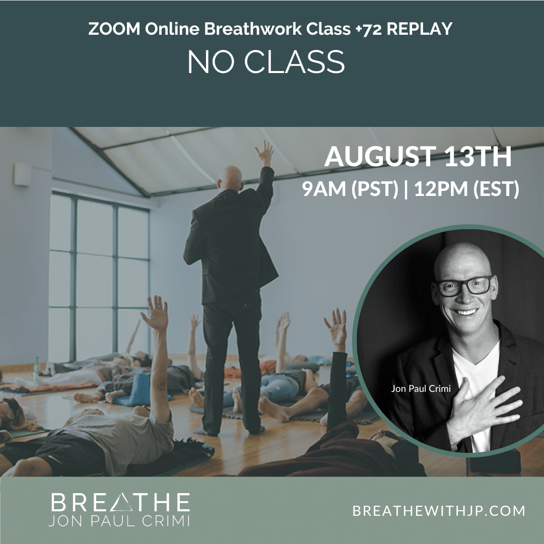 Live Online Breathwork Class August 13 2023 – 9am (PST) 12pm (EST ...